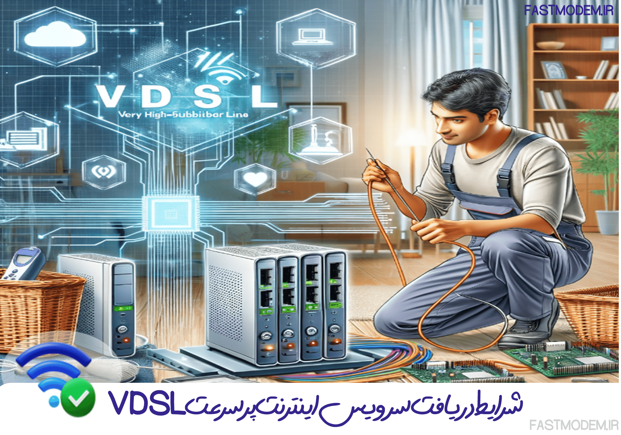 امکان سنجی سرویس VDSL